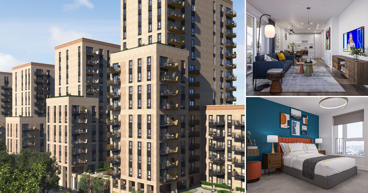 2 bed flat for sale in Plot 223 Stephenson House, Wembley Park Gardens ...